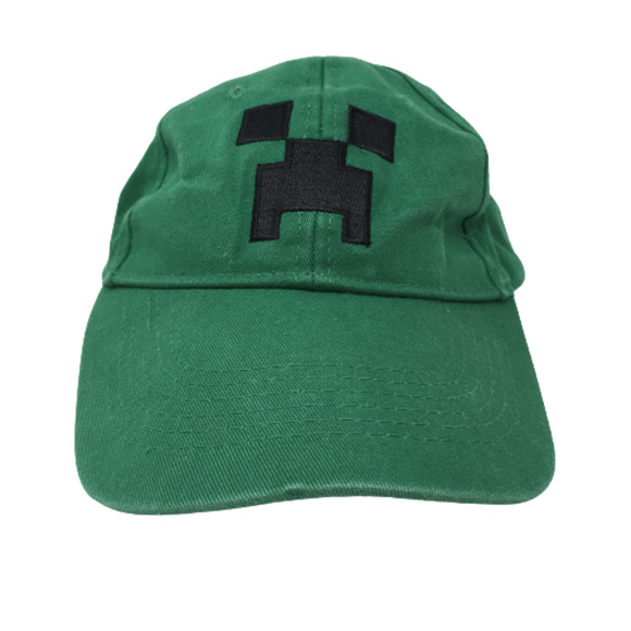 Jinx | Accessories | Youth Minecraft Creeper Baseball Cap Embroidered ...